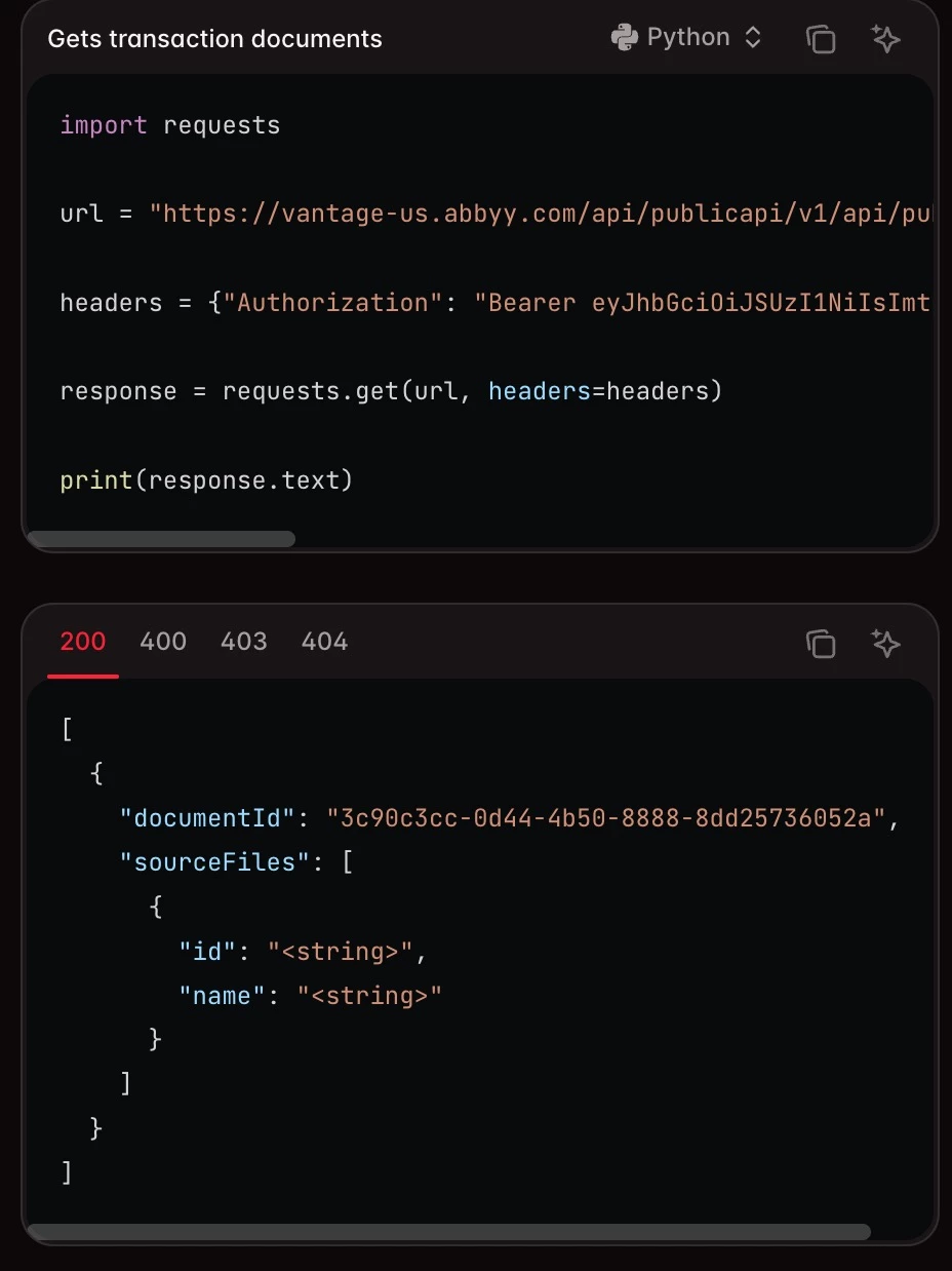 ABBYY OCR & Document Processing API