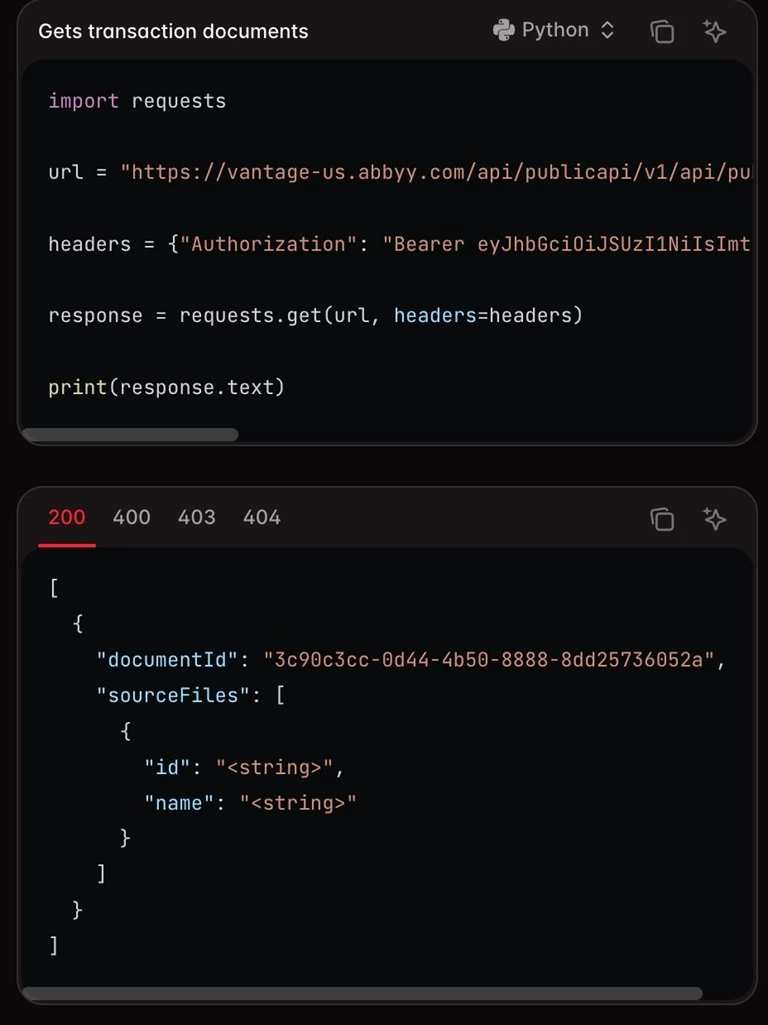 ABBYY OCR & Document Processing API