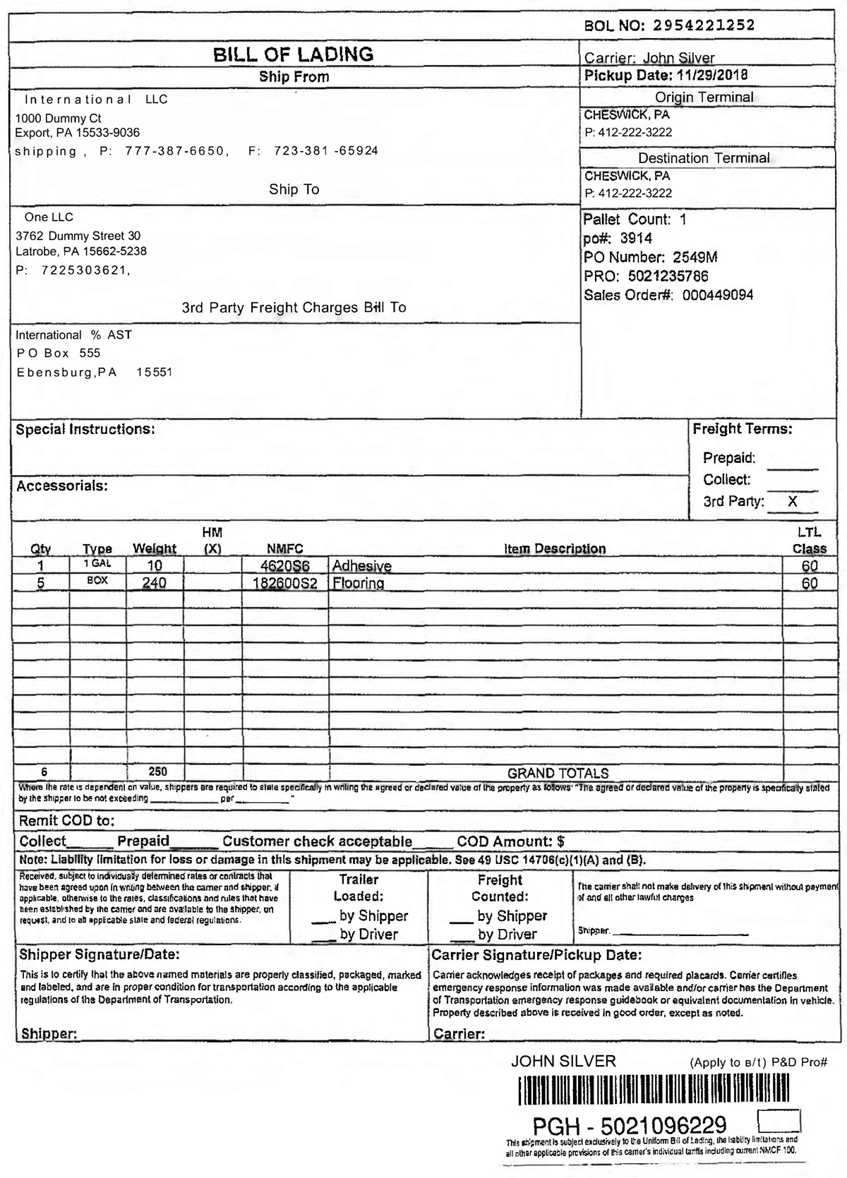 Bill of Lading Automation | ABBYY Vantage Document AI