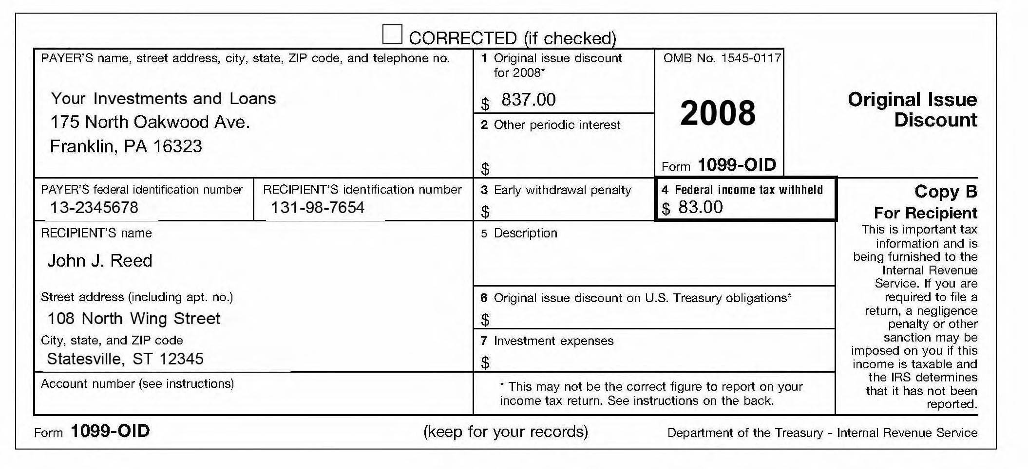 IRS Form 1099-old Automated Document Processing | Vantage Document AI