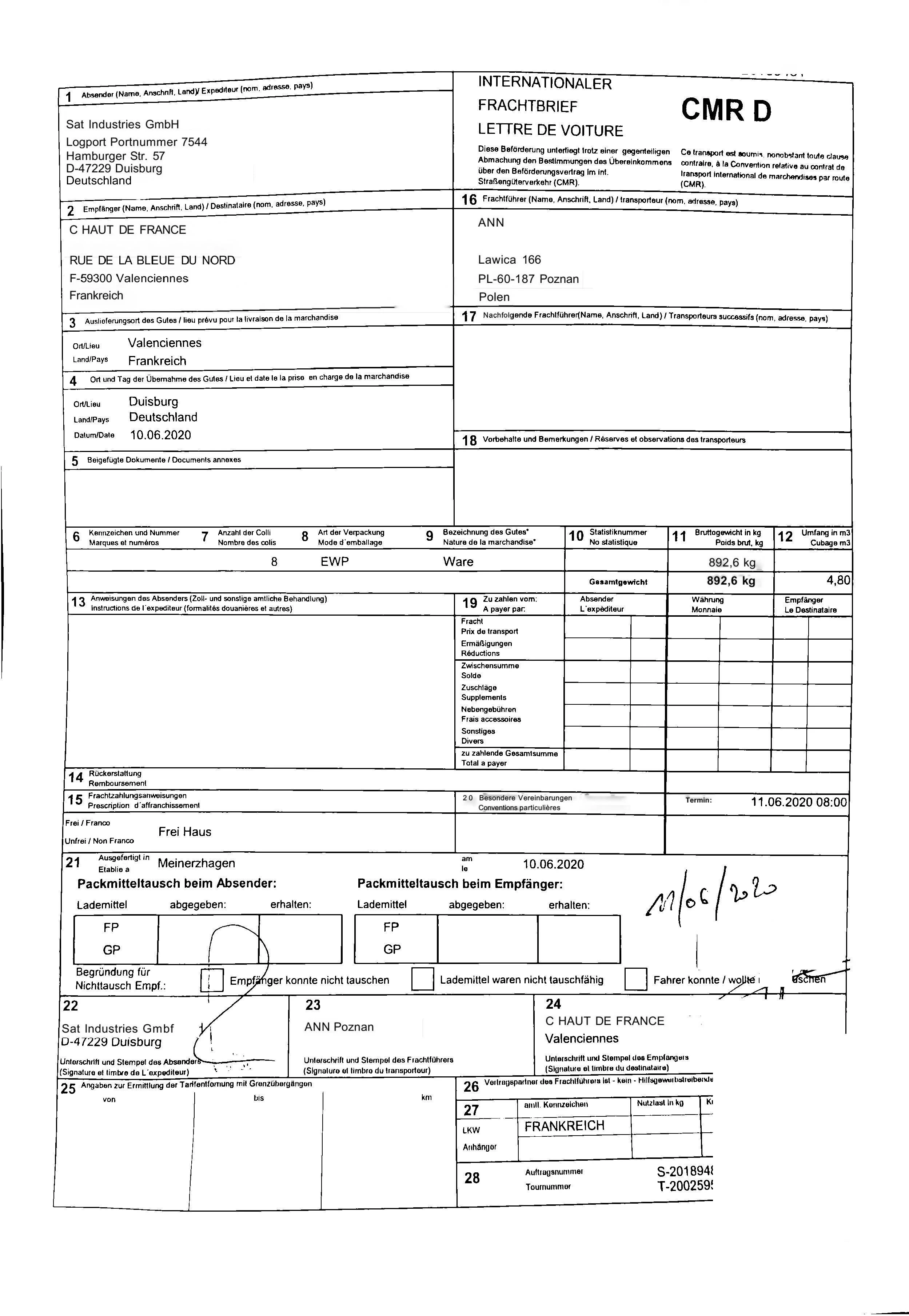 CMR document OCR and workflow automation | Vantage Document AI