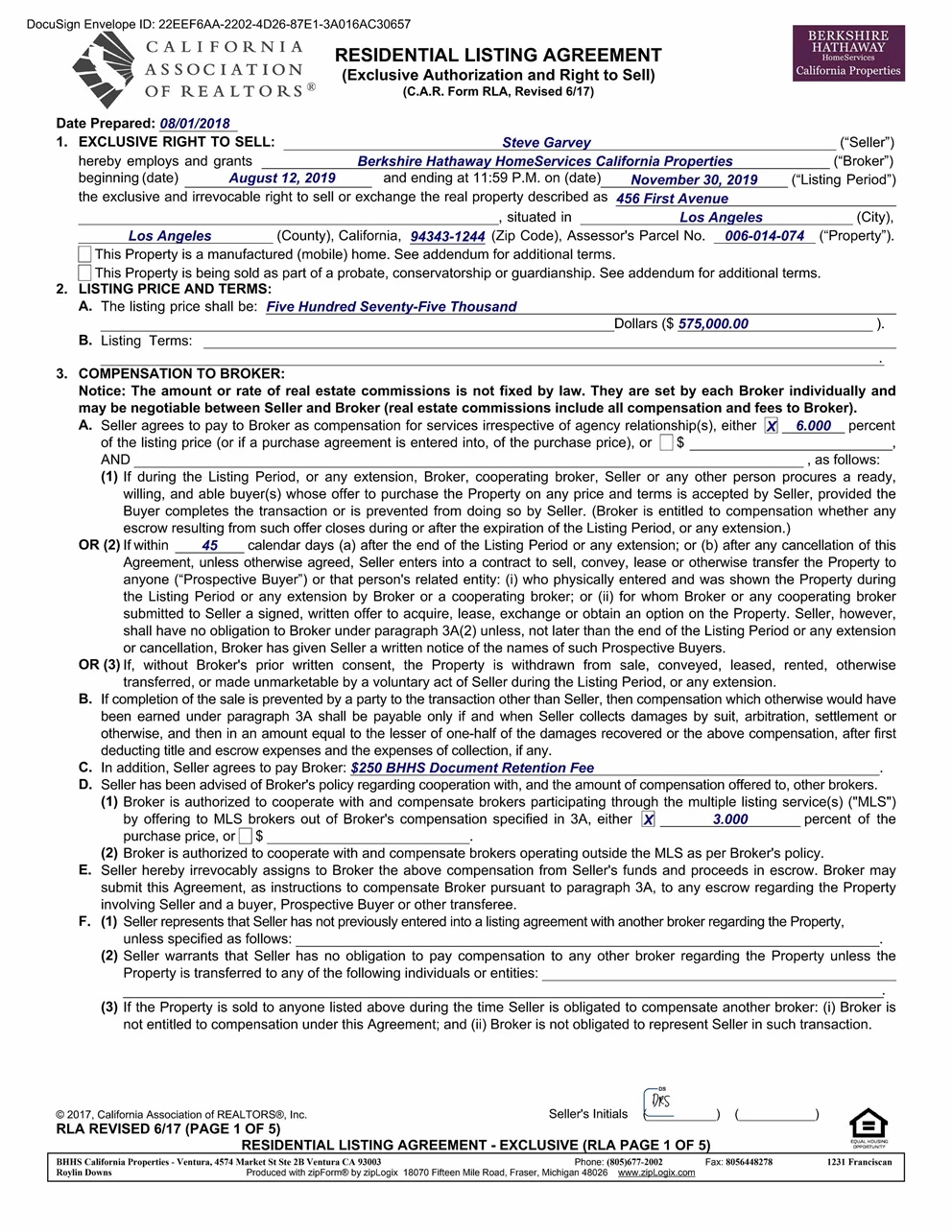 California Real Estate Forms