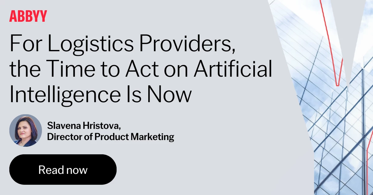 Revolutionize Logistics with AI-Driven Document Processing